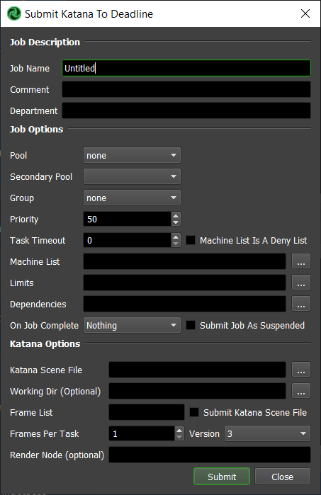 Katana — Deadline 10.3.2.1 documentation